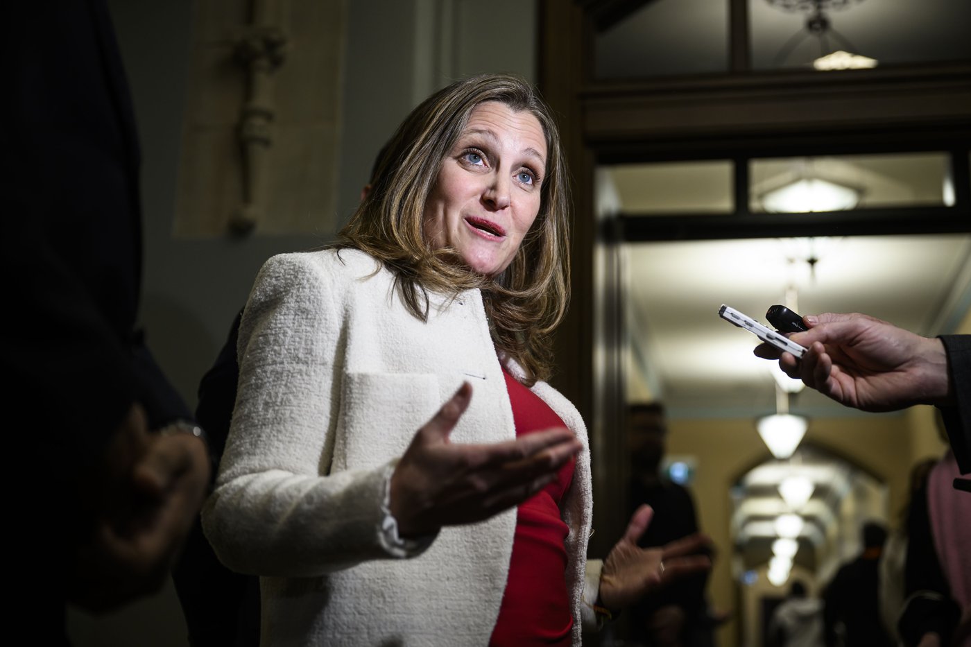 Chrystia Freeland pitches tariff response plan that would target U.S ...