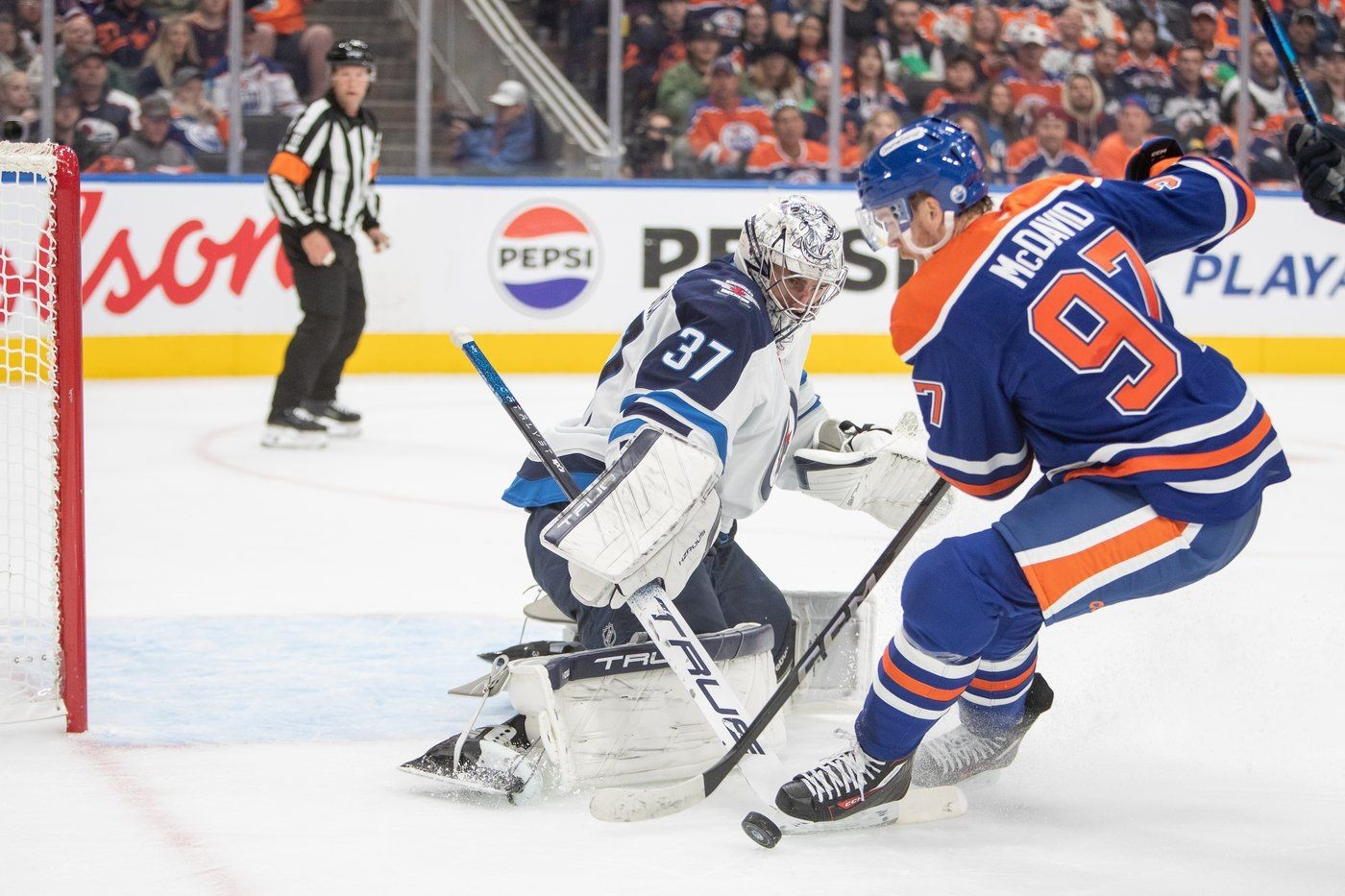 Winnipeg's Hellebuyck earns 38th career shutout, Jets trounce Oilers 6-0