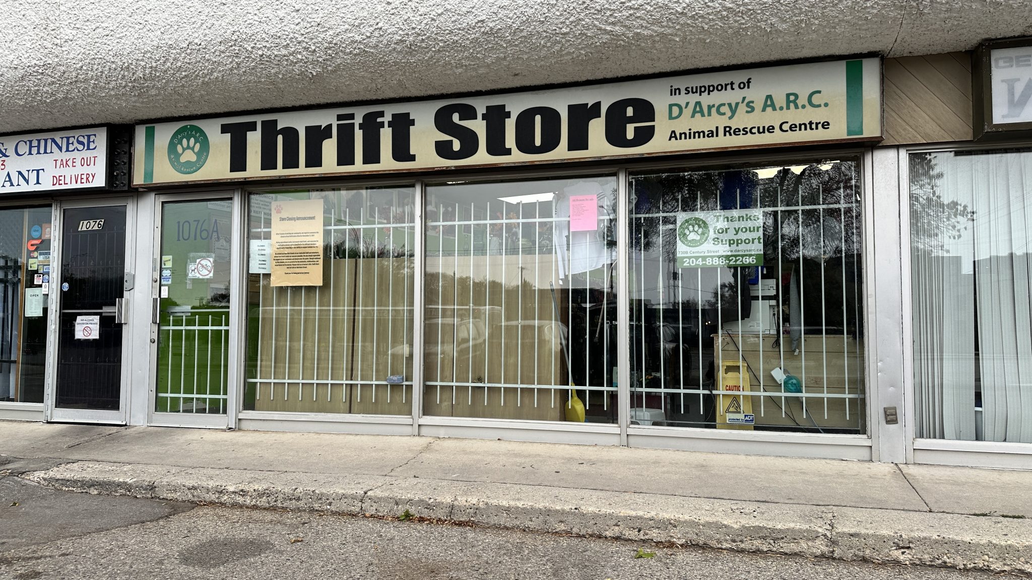 Winnipeg thrift store closing due to high costs, crime