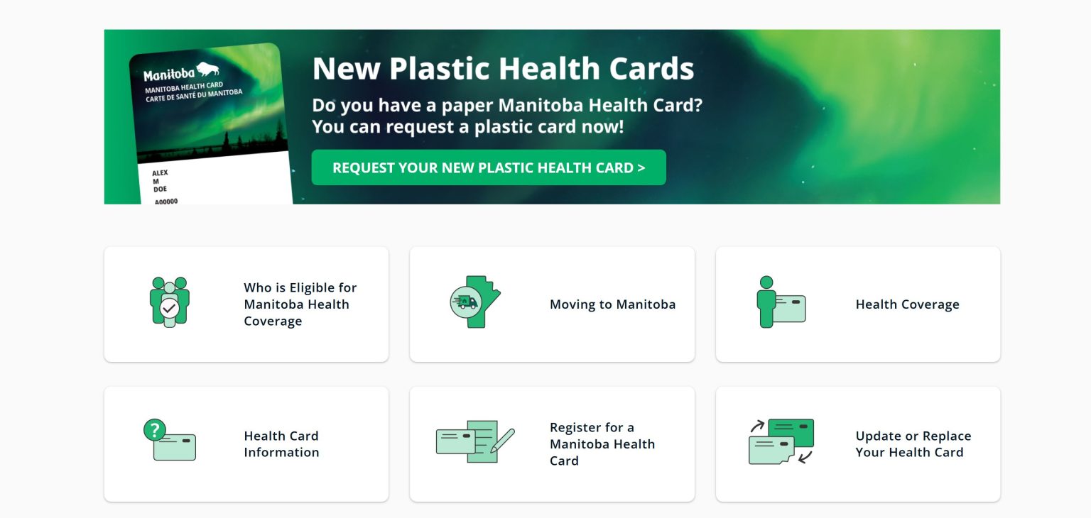 Applications for plastic Manitoba health cards now open