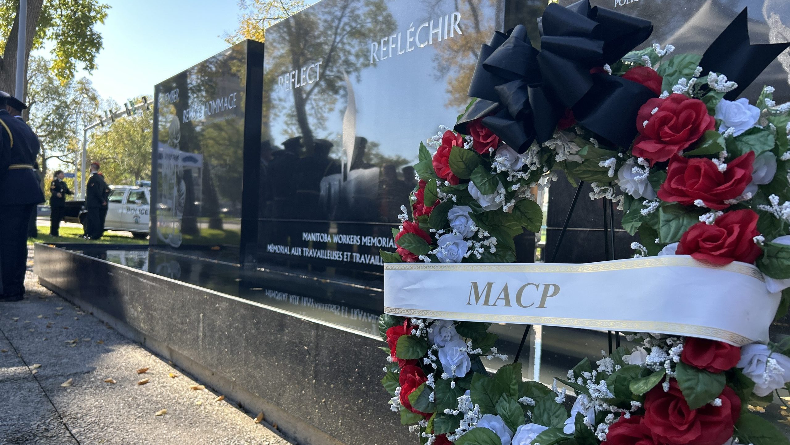 Police and Peace Officers’ National Memorial Day ceremony in Winnipeg