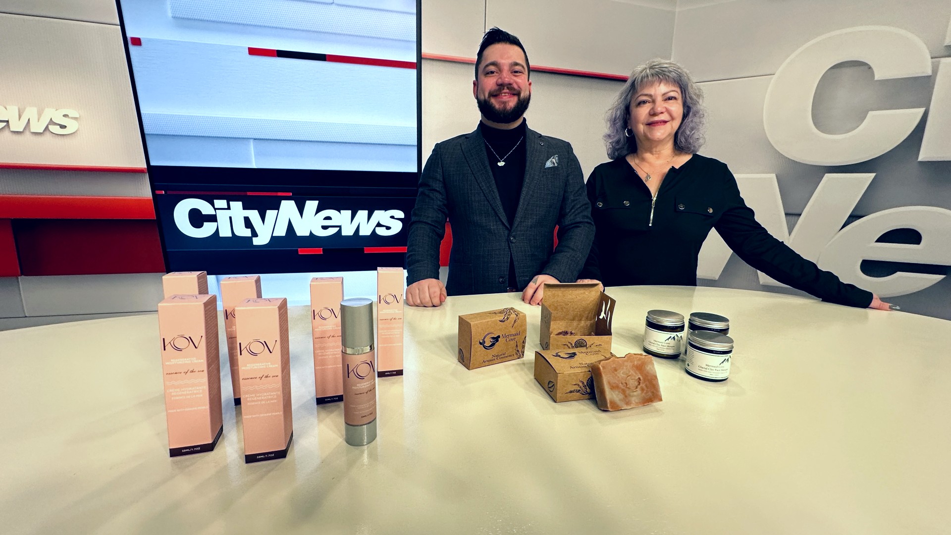 Cosmetics made by Winnipeg mother-son duo head to Hollywood