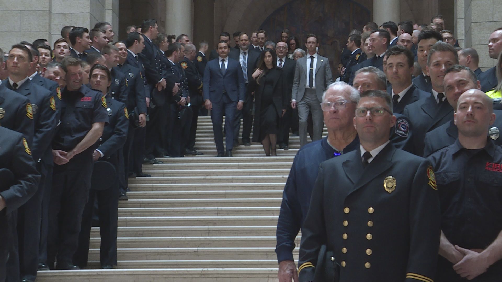 Manitoba firefighters pay tribute to fallen colleague - CityNews Winnipeg