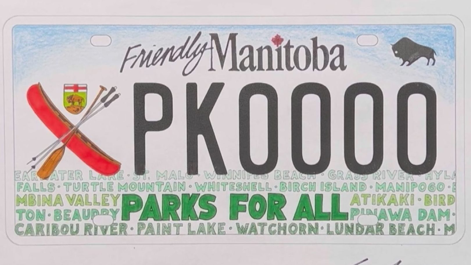 TikTok creator wants to design Manitoba Parks specialty licence plate