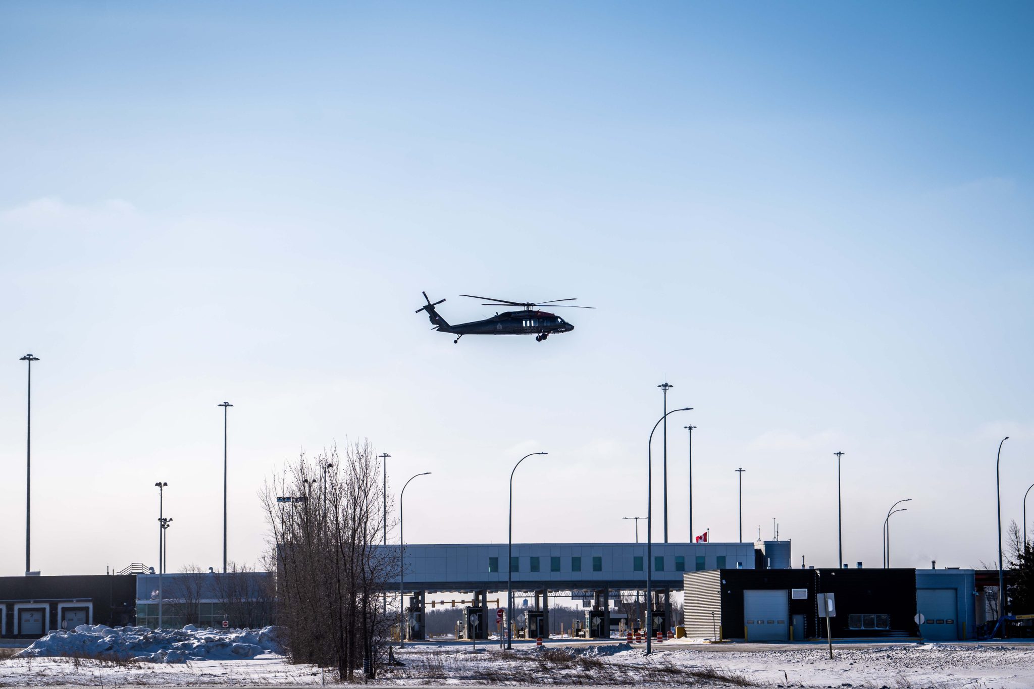 Black Hawk helicopters take flight along Manitoba-U.S. border ...