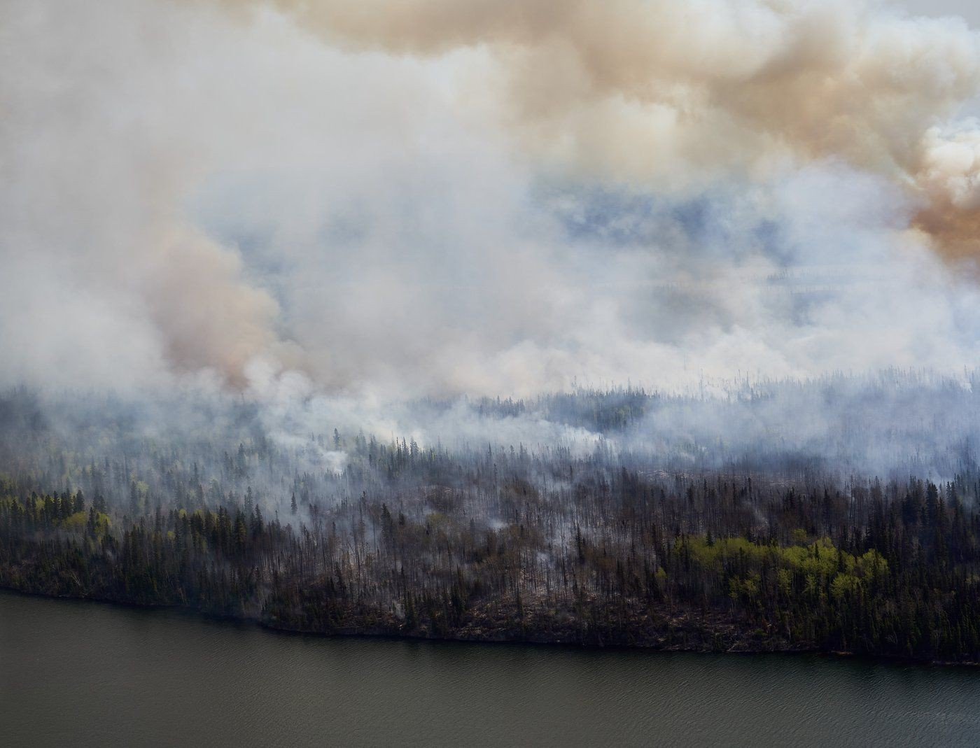 Wildfire smoke causing air quality and visibility issues in northern ...