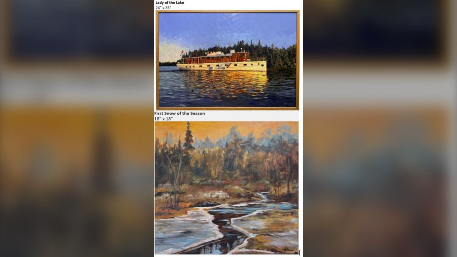 Winnipeg police seek public’s help to recover stolen paintings worth $9,000